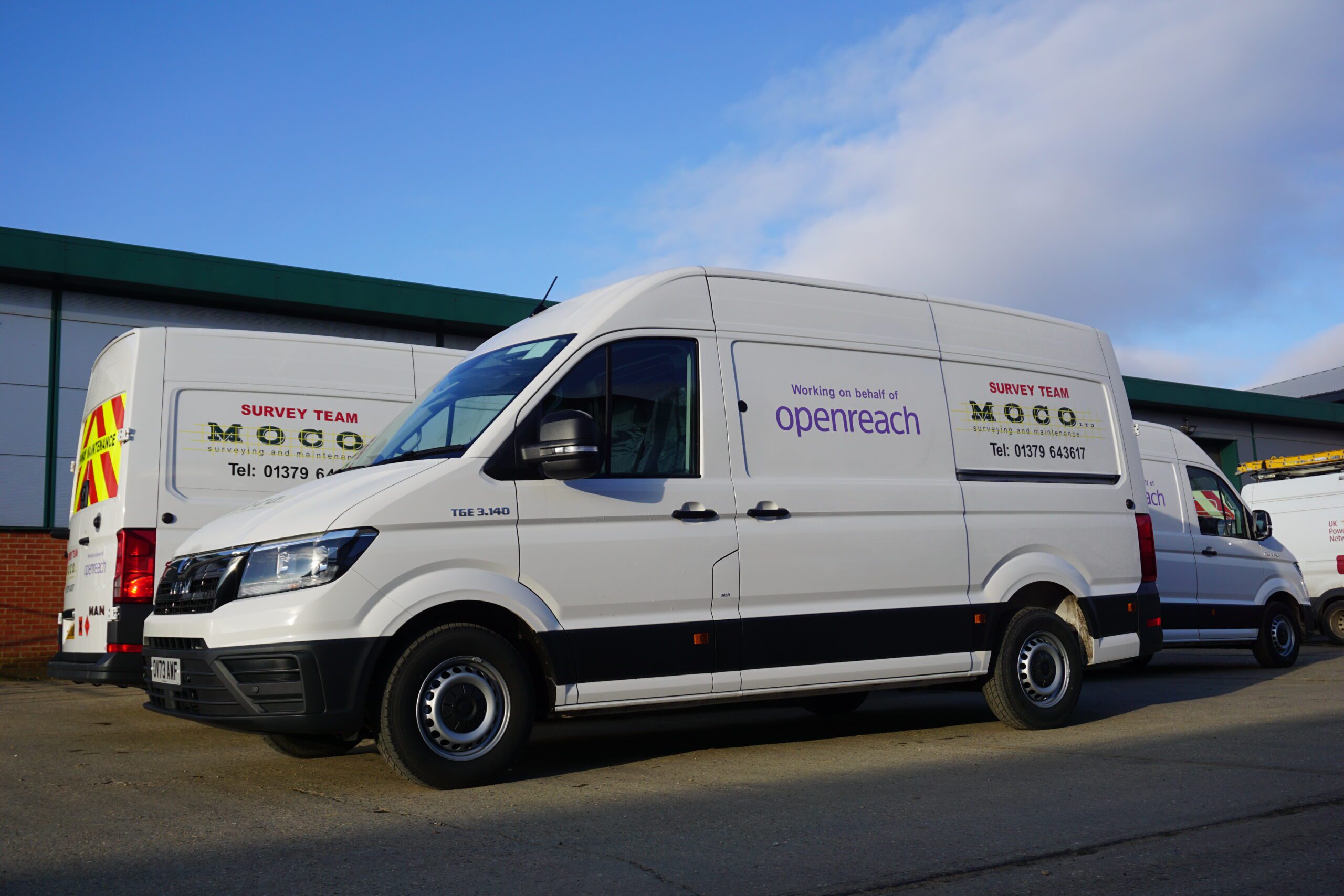 Moco Expand Fleet with 5 new MAN TGE 3.14 on Long Term Hire